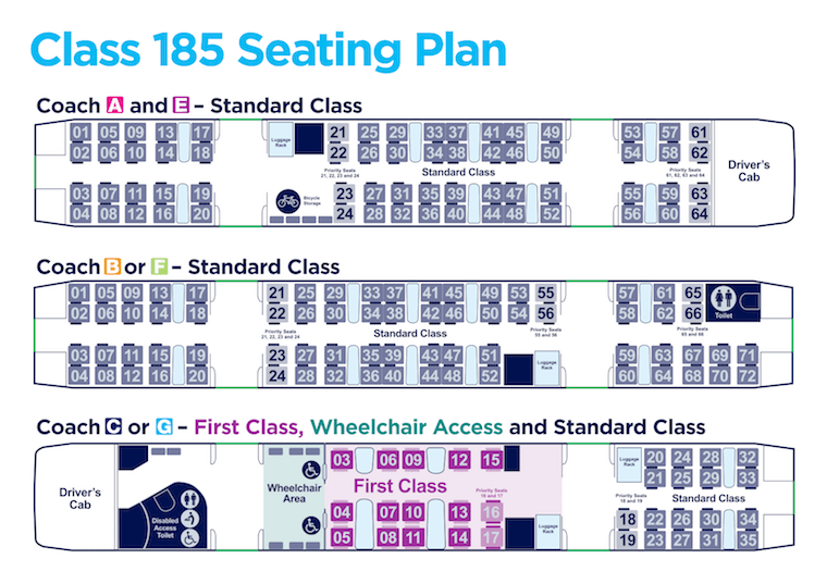 Seating Plans East Coast Trains Seating Plan Coach E – Your Source for ...